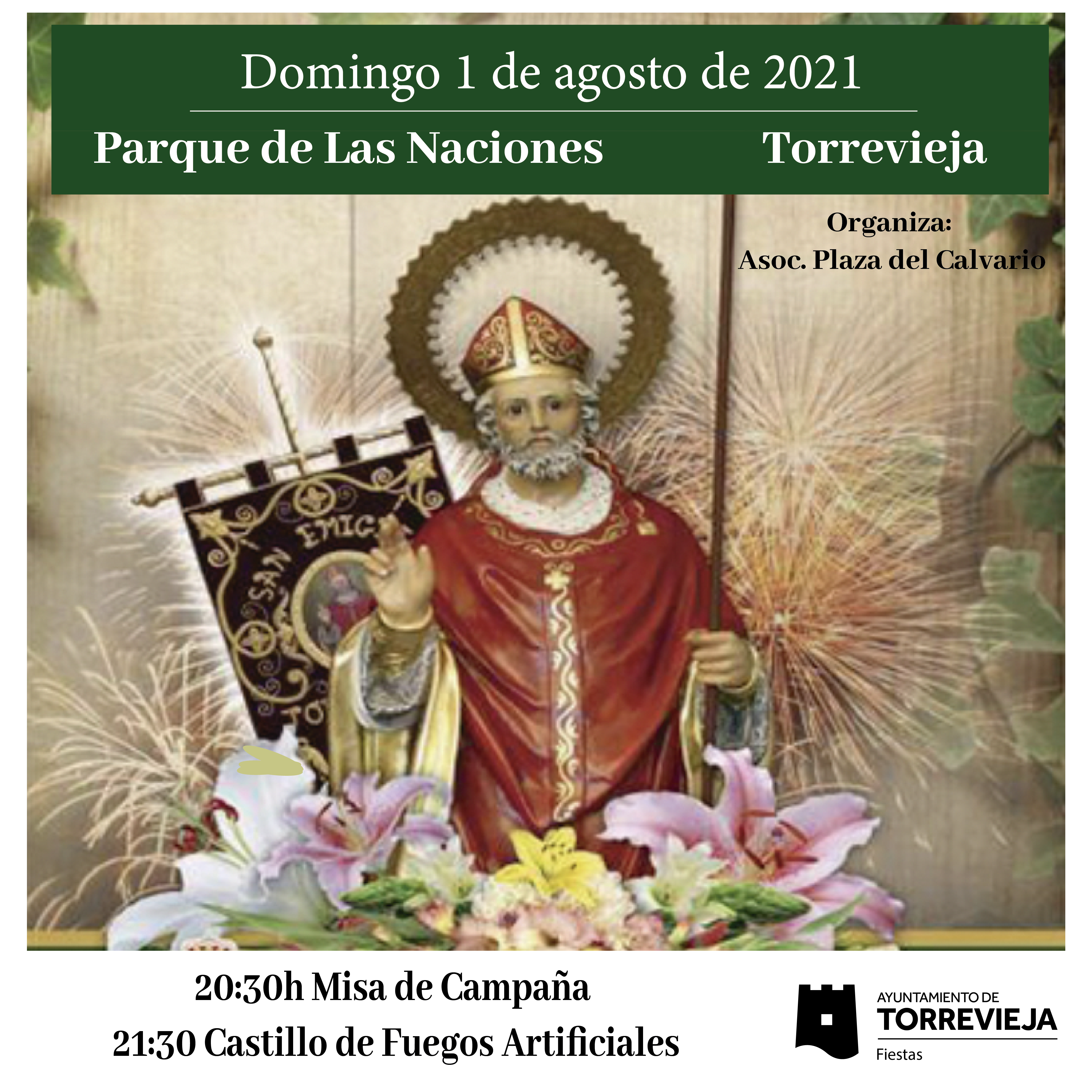 Torrevieja celebra este domingo la festividad de San Emigdio