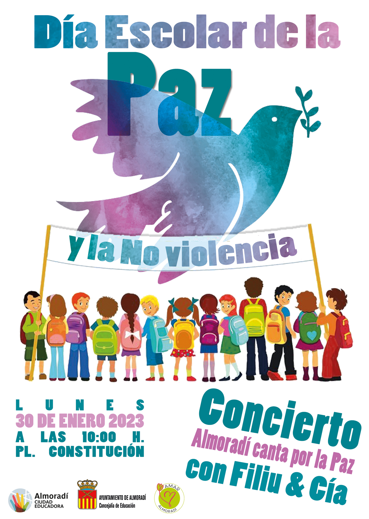 Almoradí conmemora el Día Escolar de la Paz y la No violencia